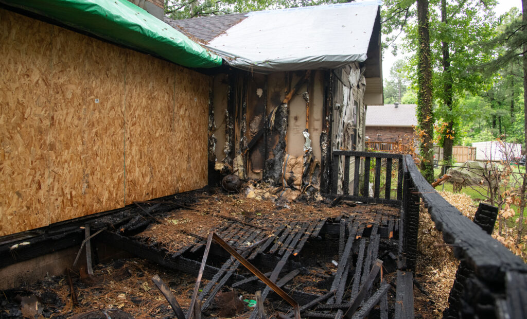 West Little Rock House Fire Restoration Case Study